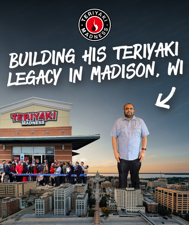Sujal Patel Joins Teriyaki Madness - 3 Shops Coming to Wisconsin ...